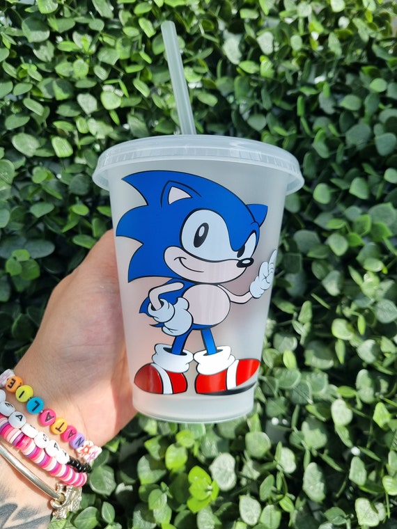 Sonic the Hedgehog Cold Cup 16oz Cold Cup Starbucks Cups. - Etsy