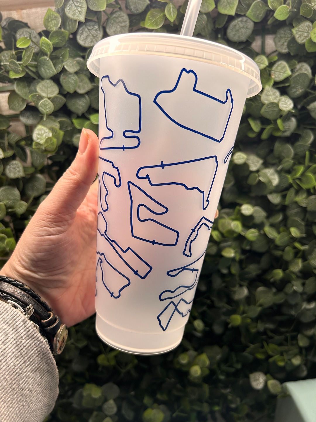 F1 Maps/ F1/ Cold Cups/ Maps Cold Cup/ Reusable Cold Cup/ Gifts for F1 ...
