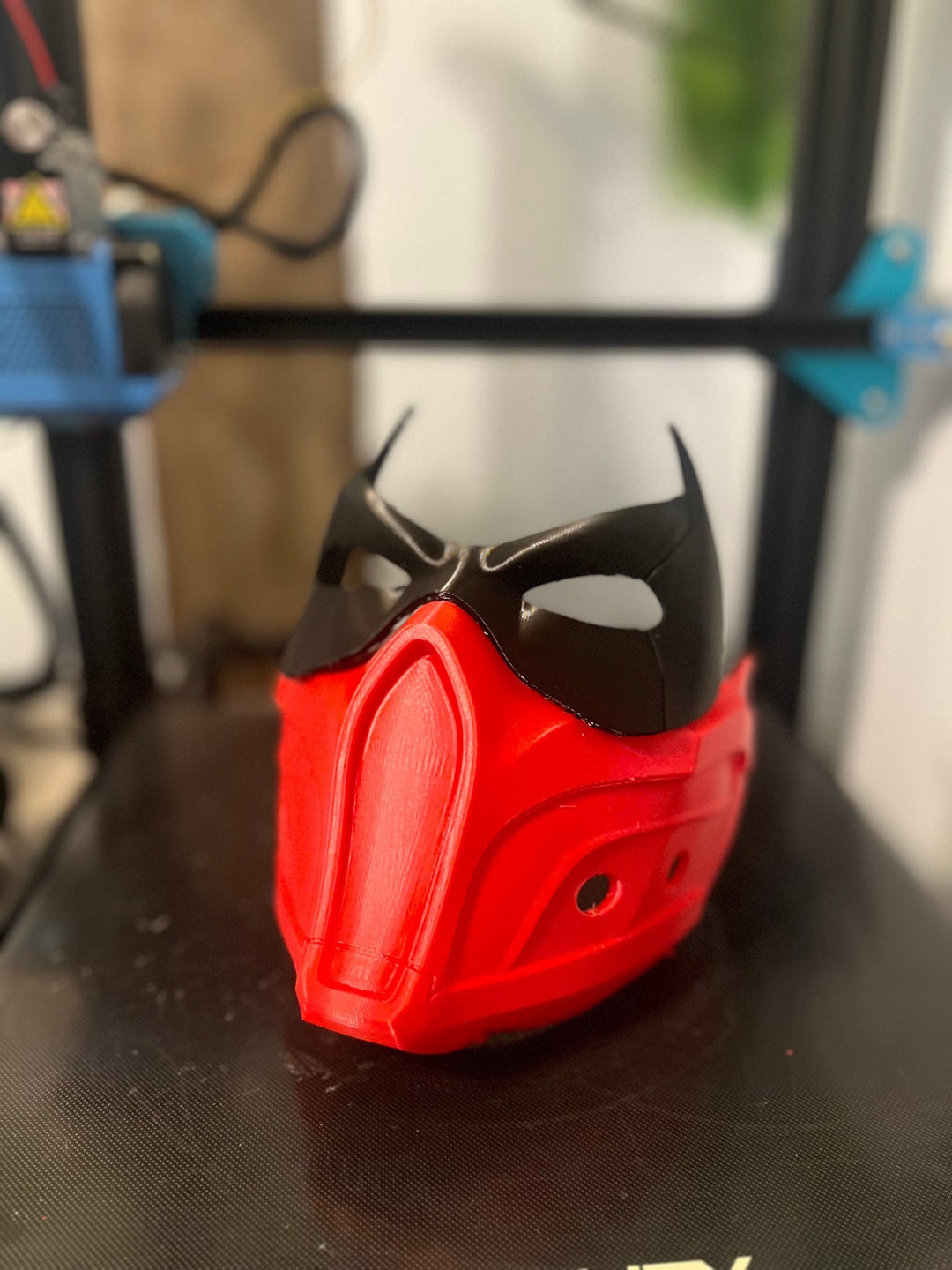 Red Hood Outlaw Mask RAW 3D PRINT ONLY - Etsy
