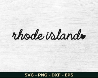 Rhode Island Svg - Etsy