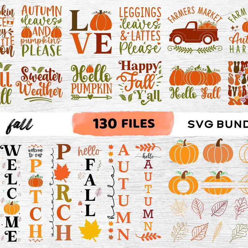 Hello Fall Svg - Etsy