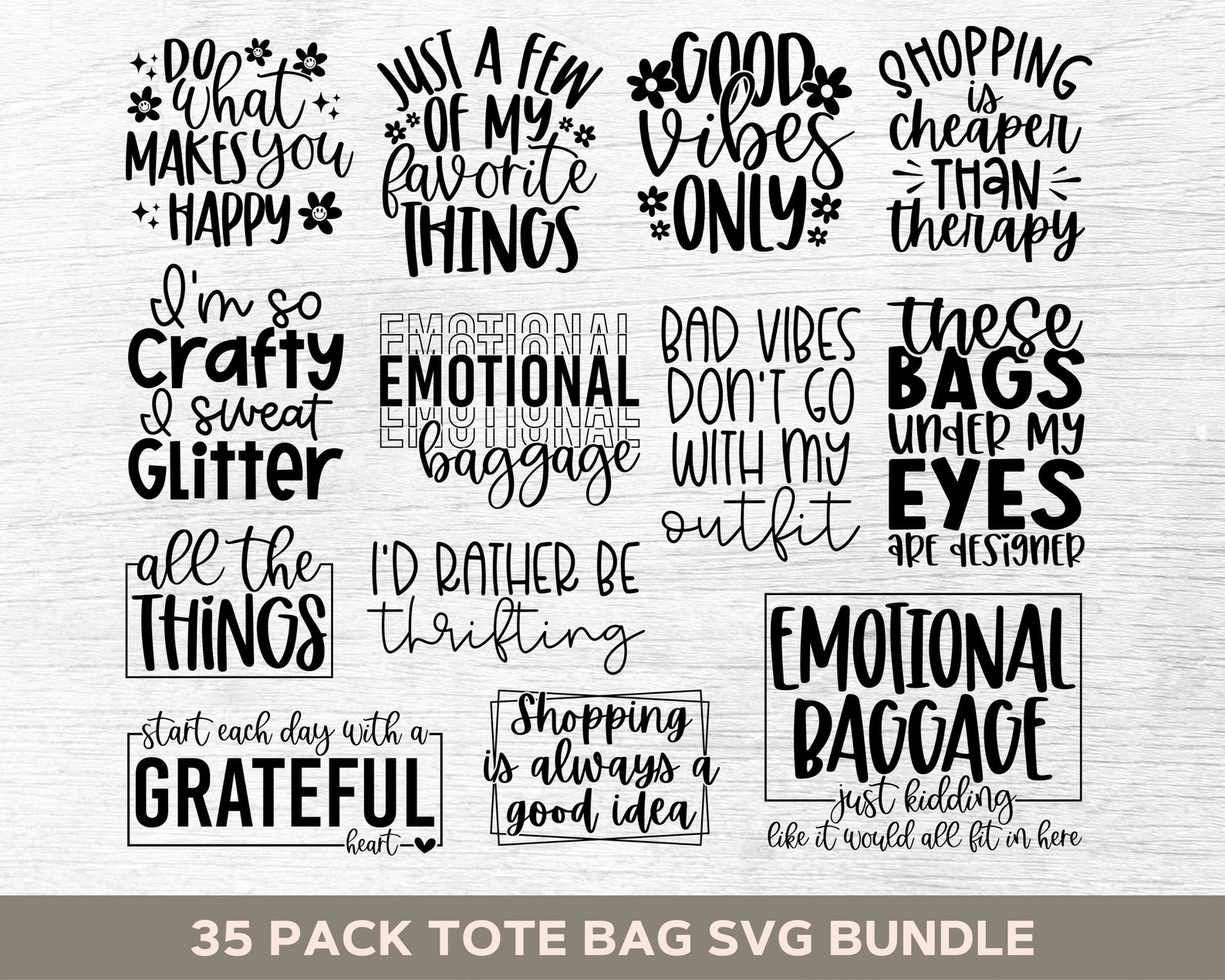 Funny Tote Bag Svg Bundle, Tote Bag Quotes Svg, Tote Bag Sayings Svg ...