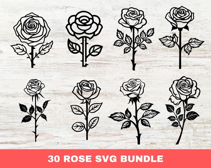 Personalized Rose Svg, Rose Png, Rose With Name Clip Art, Svg Shirt ...