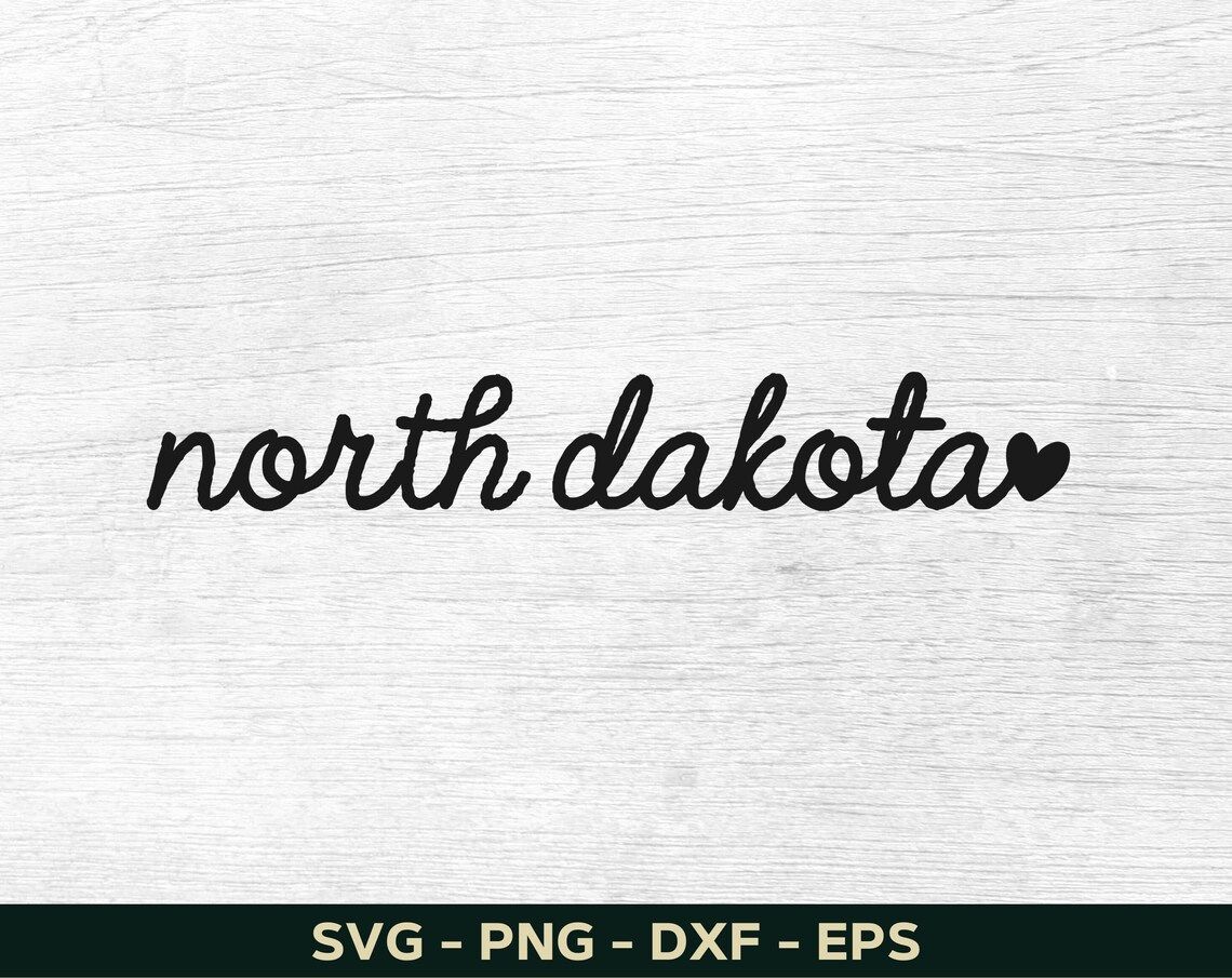 North Dakota Svg, North Dakota Png, North Dakota Shirt Svg Design ...