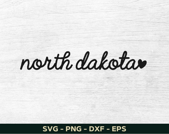 North Dakota Svg North Dakota Png North Dakota Shirt Svg | Etsy
