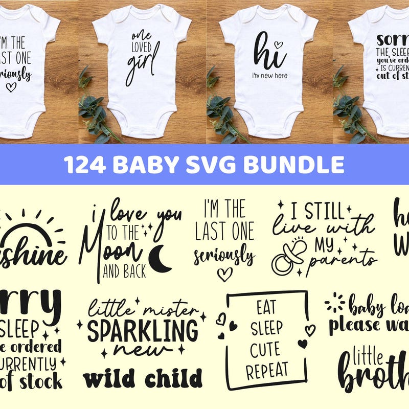Cricut Designs Baby Onesies - Etsy UK