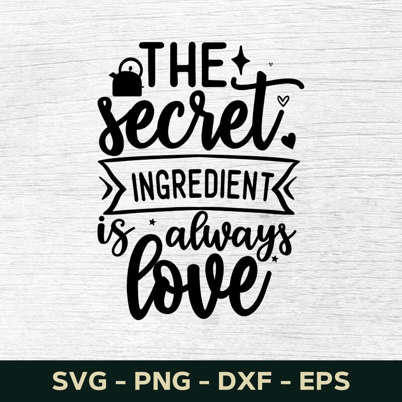 Secret Ingredient Svg - Etsy