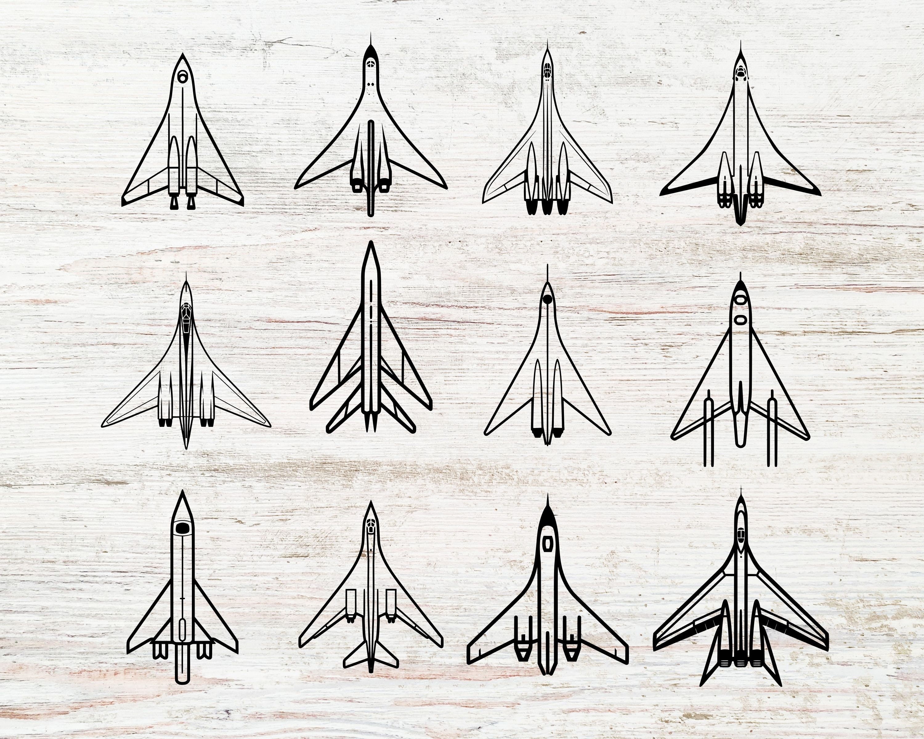 Concorde Svg Bundle, Concorde Png File, Concorde Clip Art, Concorde Cut ...