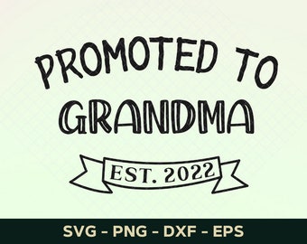 Hello Grandma Svg Png Eps Pdf Files New Grandma Svg Grandma - Etsy