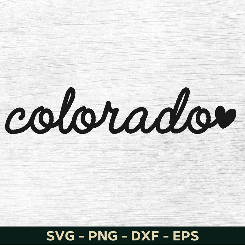 Colorado Svg - Etsy