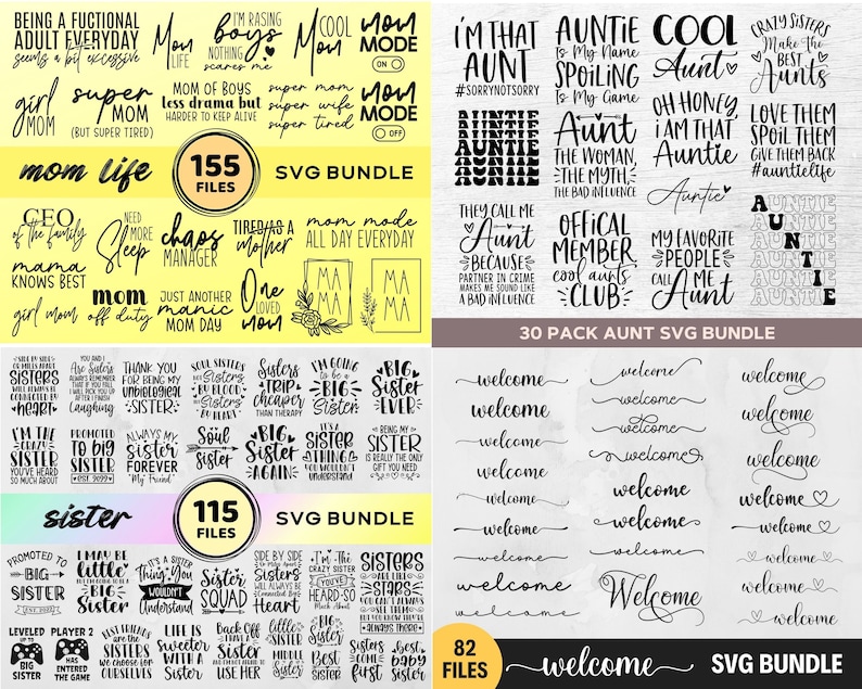 Svg Bundle Svg Files for Cricut Svg Bundles Svg for Shirts - Etsy Australia