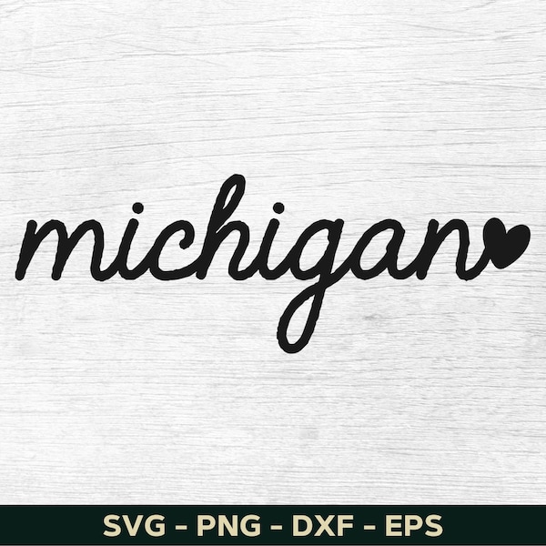Michigan Svg - Etsy