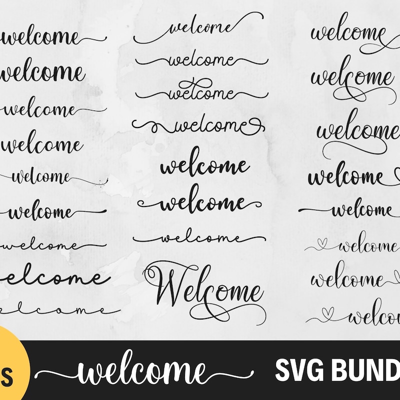 Welcome Svg - Etsy