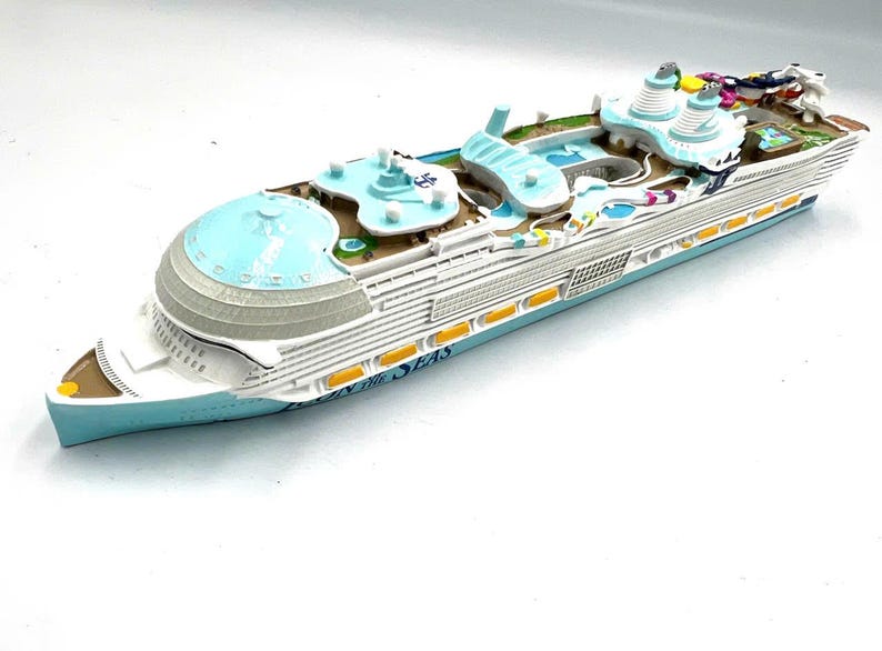 RARE Waterline Icon of the Seas Cruise Ship Model a Great Gift for ...