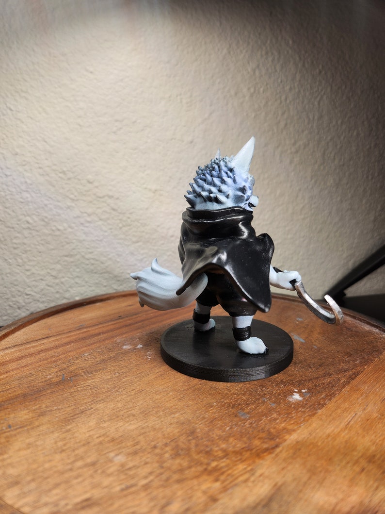 Death Wolf Furry Wolf Statue Figure Miniature - Etsy