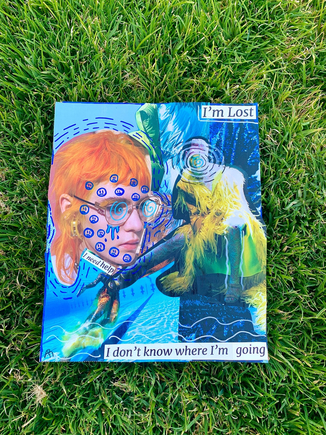 Collage: Drowning - Etsy