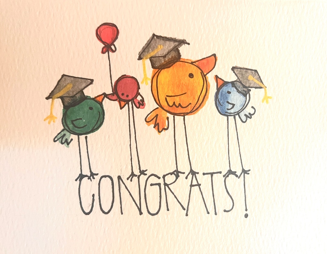 Graduation Card (customizable) - Etsy