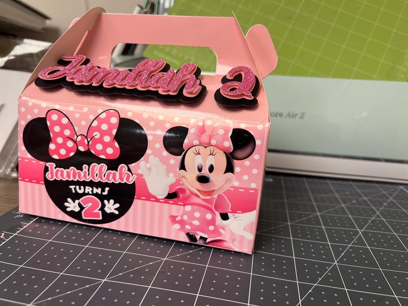 Minnie Mouse Favor Box - Etsy