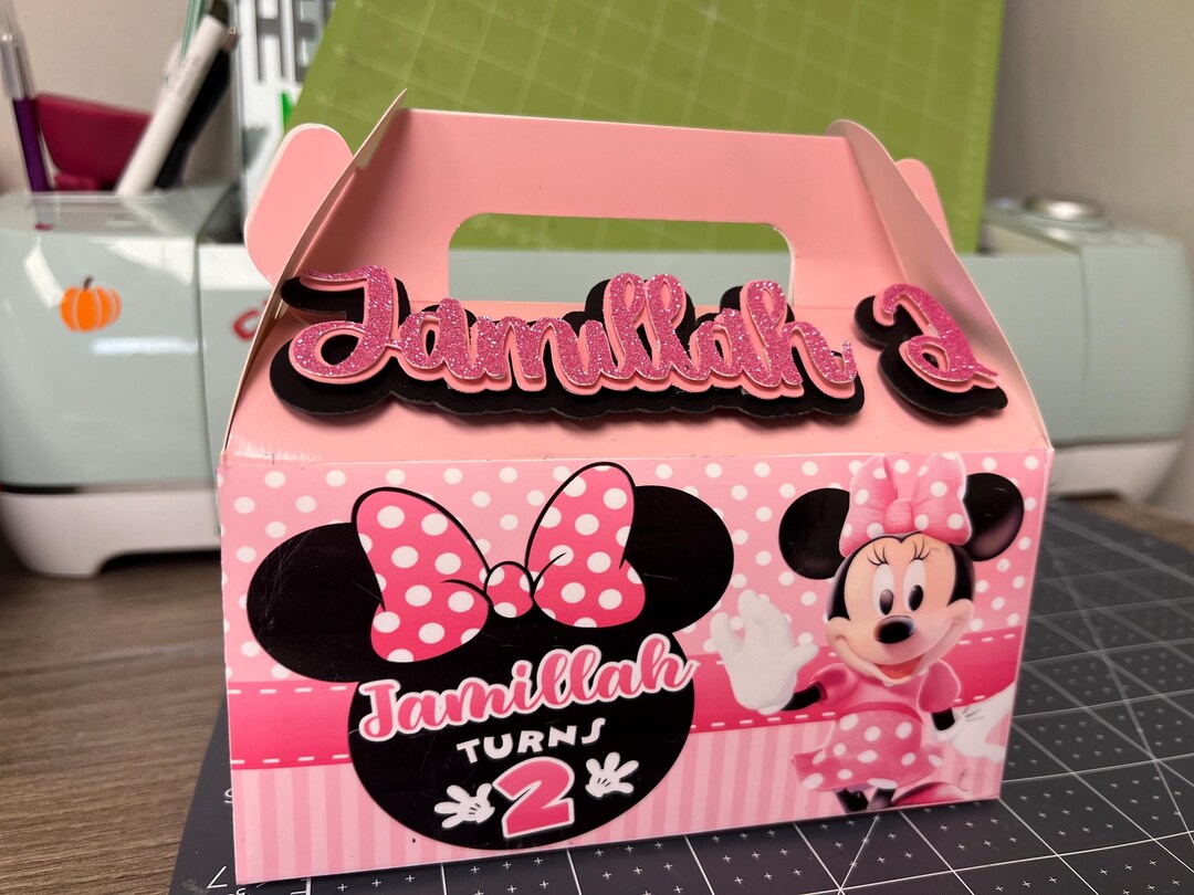 Minnie Mouse Favor Box - Etsy