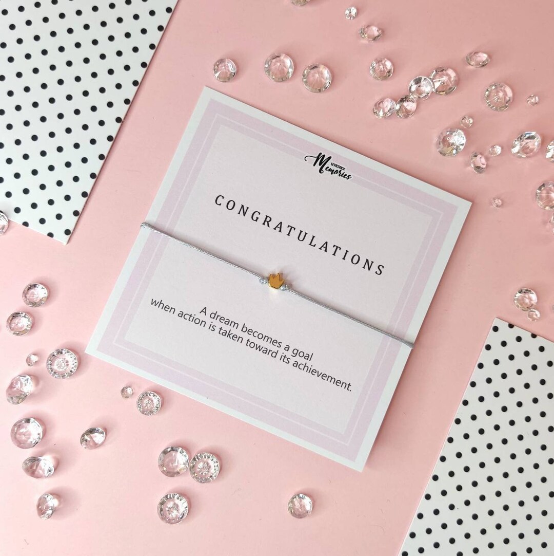 Congratulations Gift, Congratulations Bracelet, New Job, Promotion ...