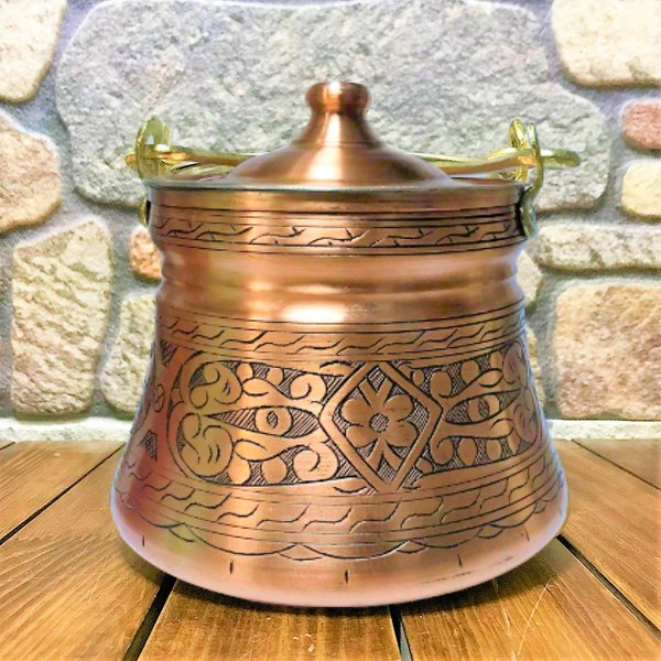 Copper Bucket - Etsy