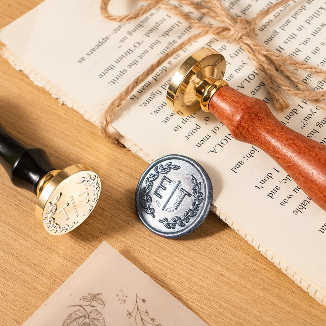 Custom Initial Wax Seal Stamp Wax Seal Stamp Kit Wax Seal - Etsy