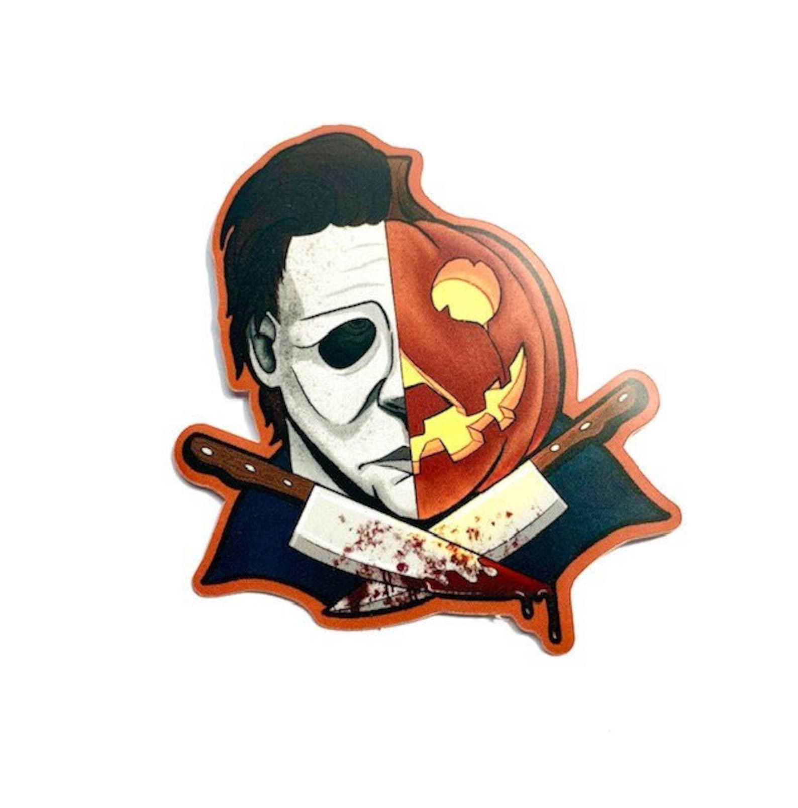 Michael Myers Sticker Michael Myers Horror Sticker Dead by | Etsy