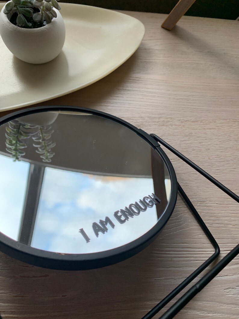 Mirror Affirmation Sticker - Vinyl Decal - Bathroom Mirror - Self Care ...