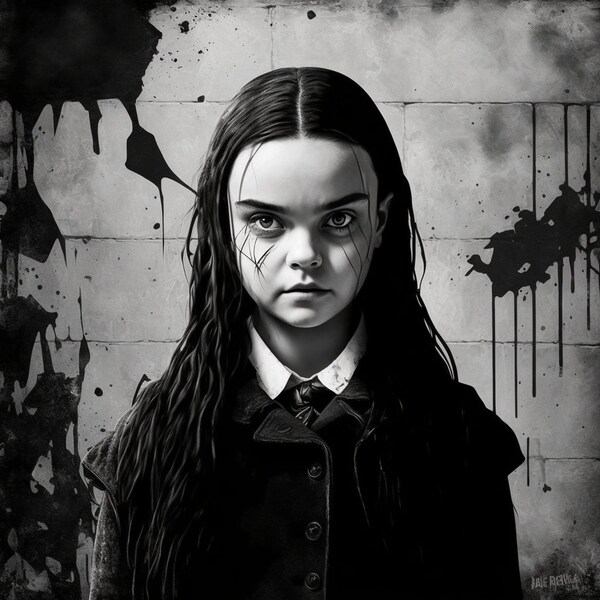 Wednesday Adams Poster - Etsy