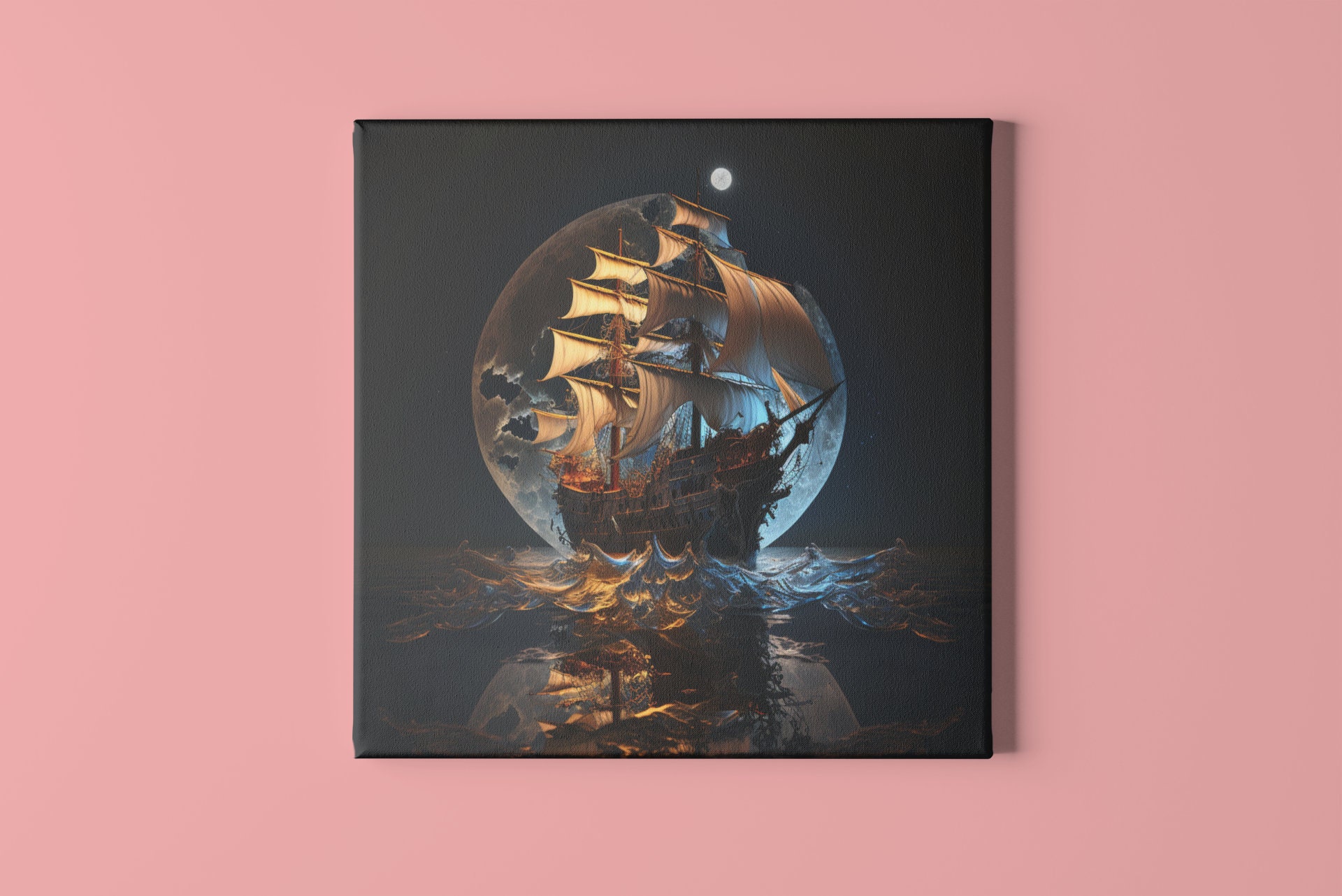 Pirate Ship Poster, Wall Art, Instant Download Printable Home Decor ...