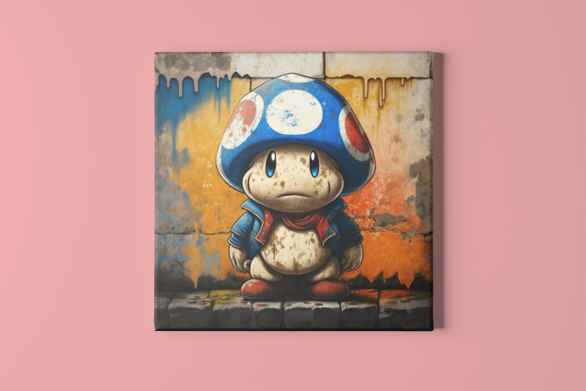 Toad Poster: Graffiti, Music, & Fun Gamer Poster Digital Download Wall ...