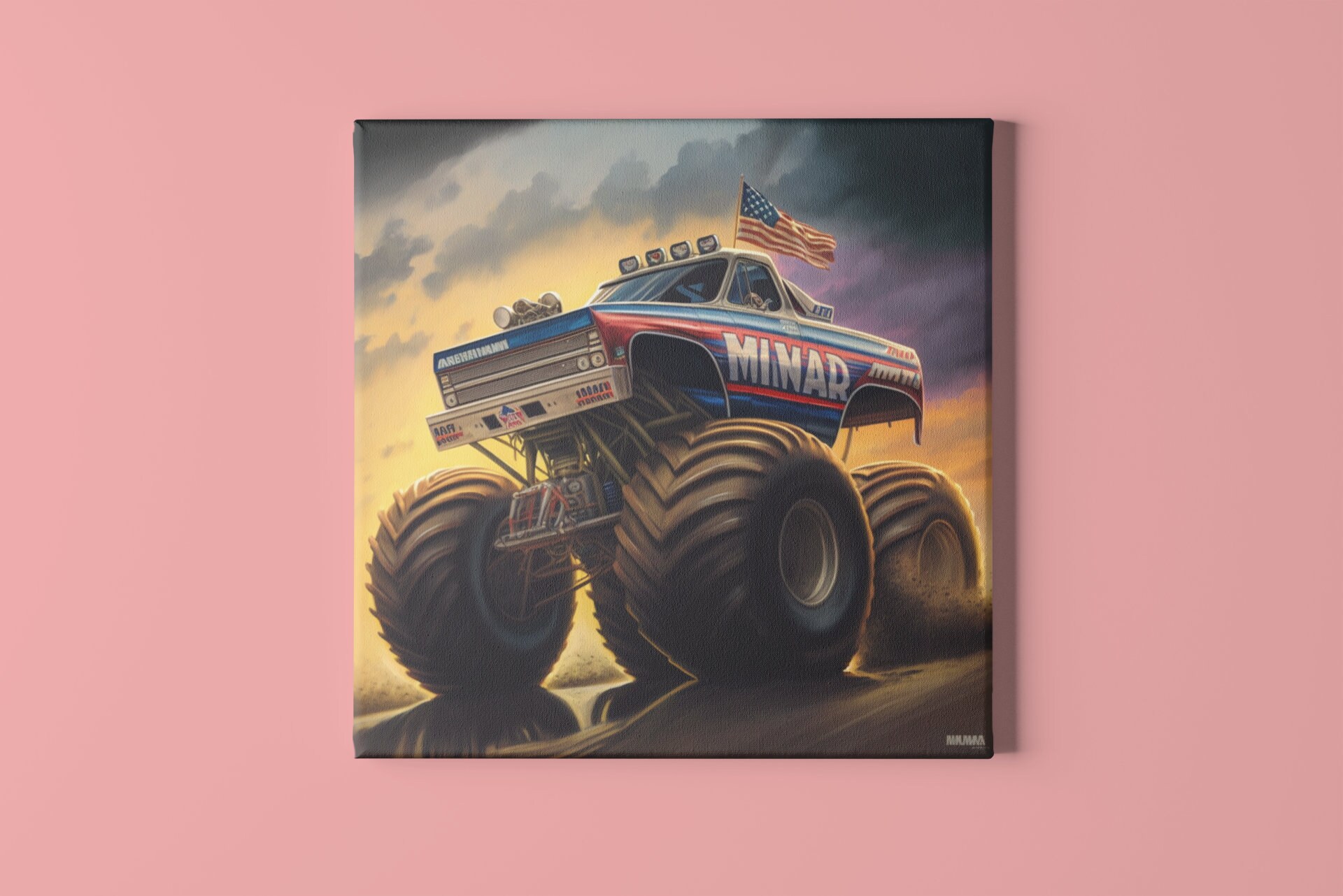 Monster Truck Poster Artwork Gift Digital Download Wall Art Home Decor ...