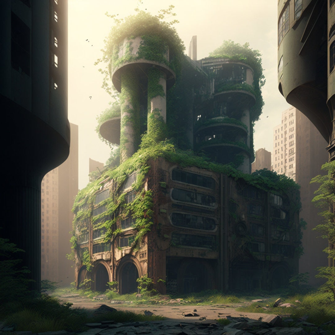 Apocalyptic City Drawing