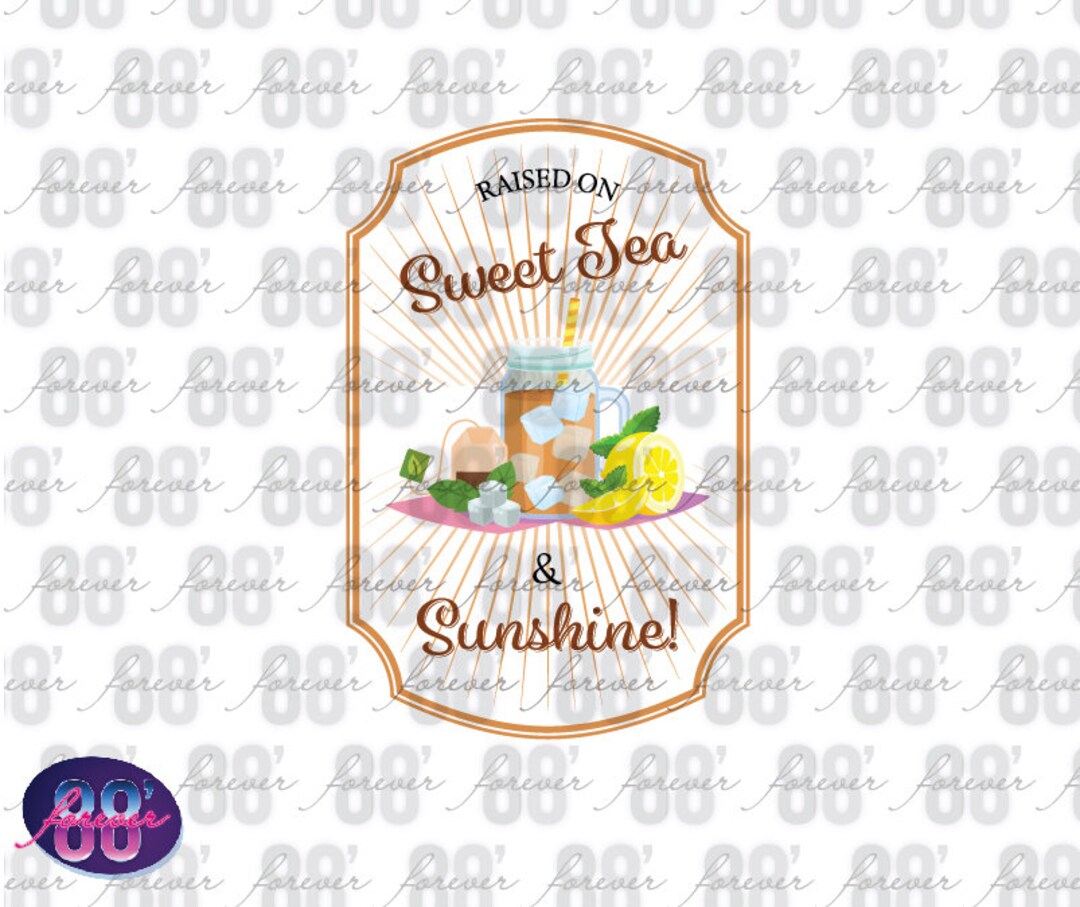 Sweet Tea & Sunshine Decal - Etsy