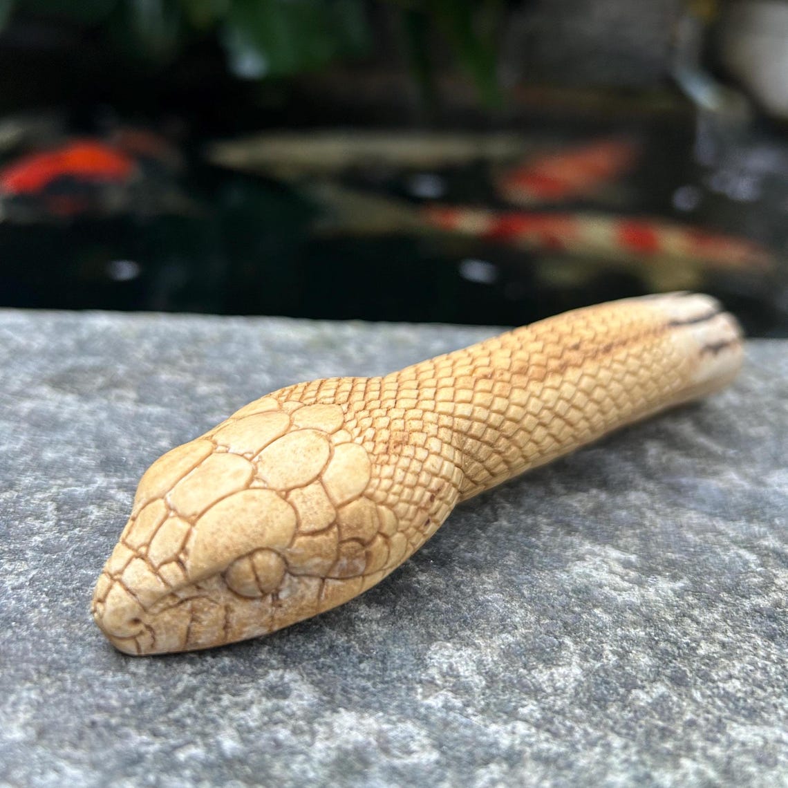 Snake Knifes Handdle Hand Carved of Deer Antler - Etsy