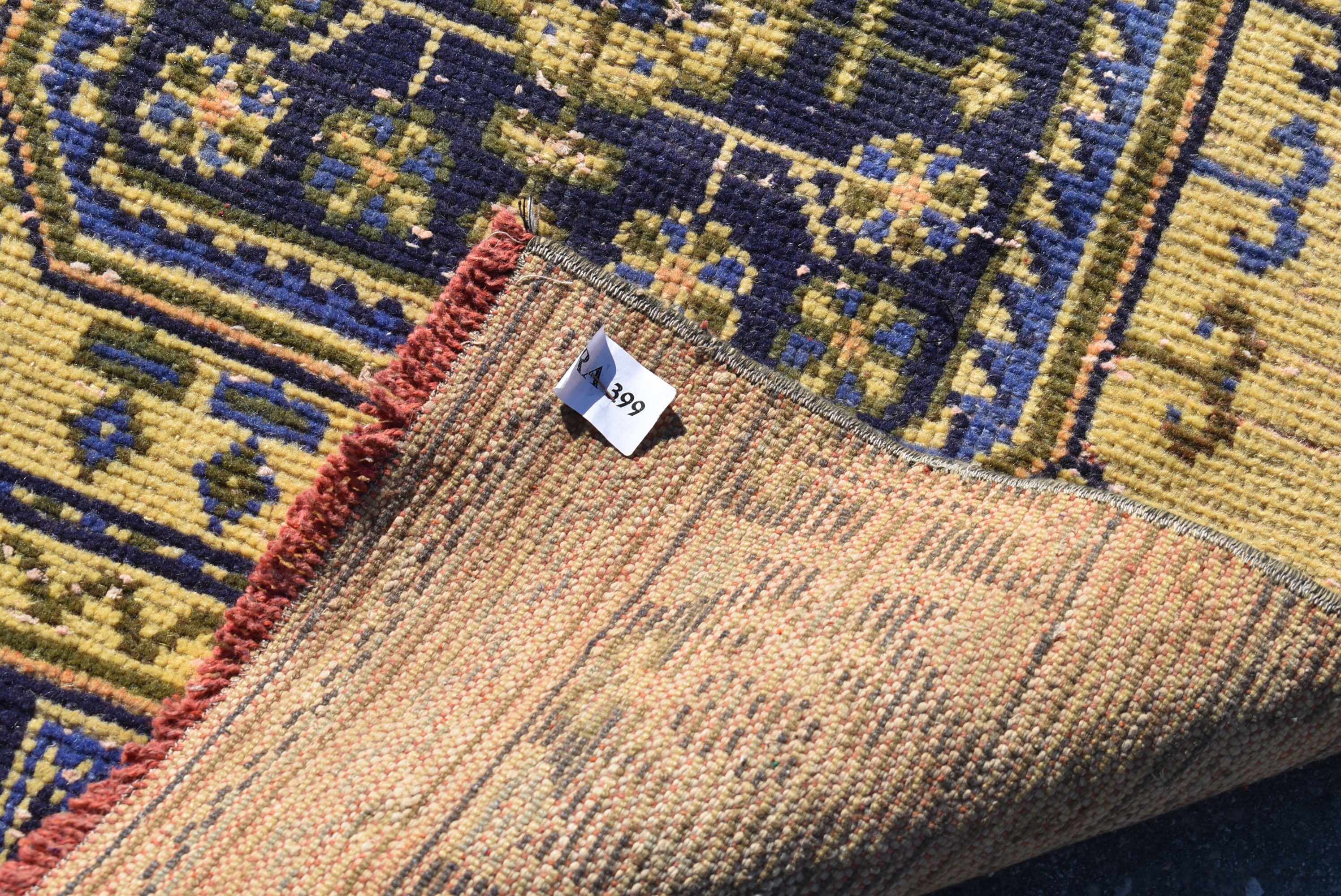 Yellow Runner Rug Oriental Rug Hallway Rug Vintage Rug - Etsy UK