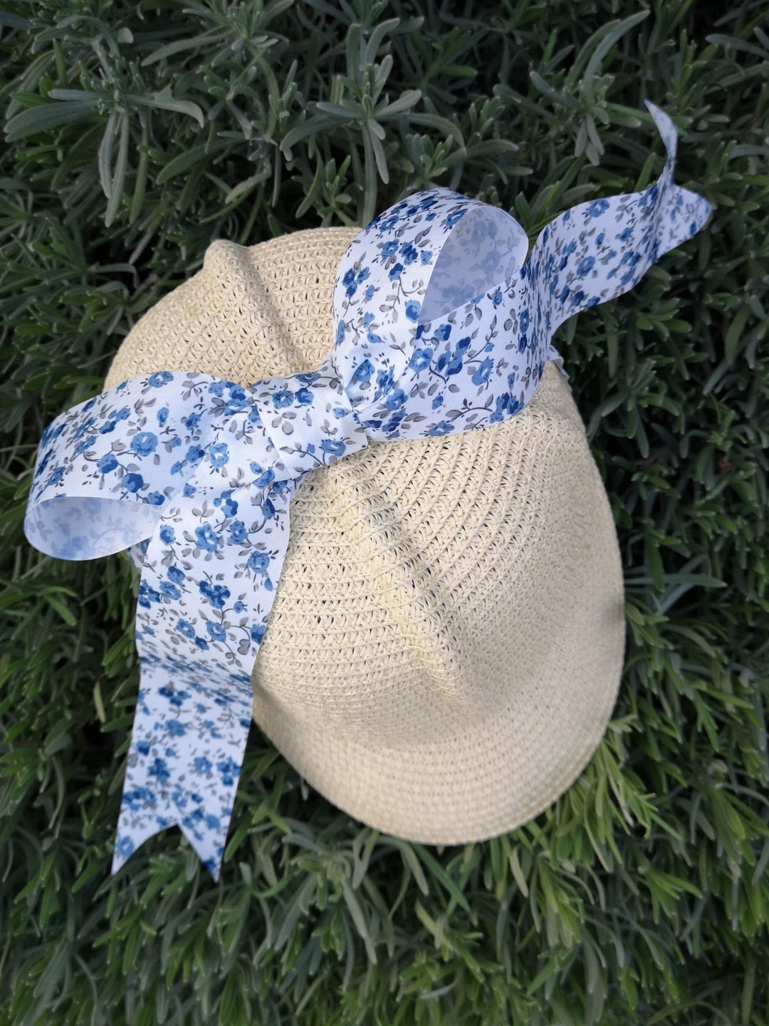 Toddler Straw Hat With Bow, Straw Hat for Girls, Kids Hat With Ribbon ...