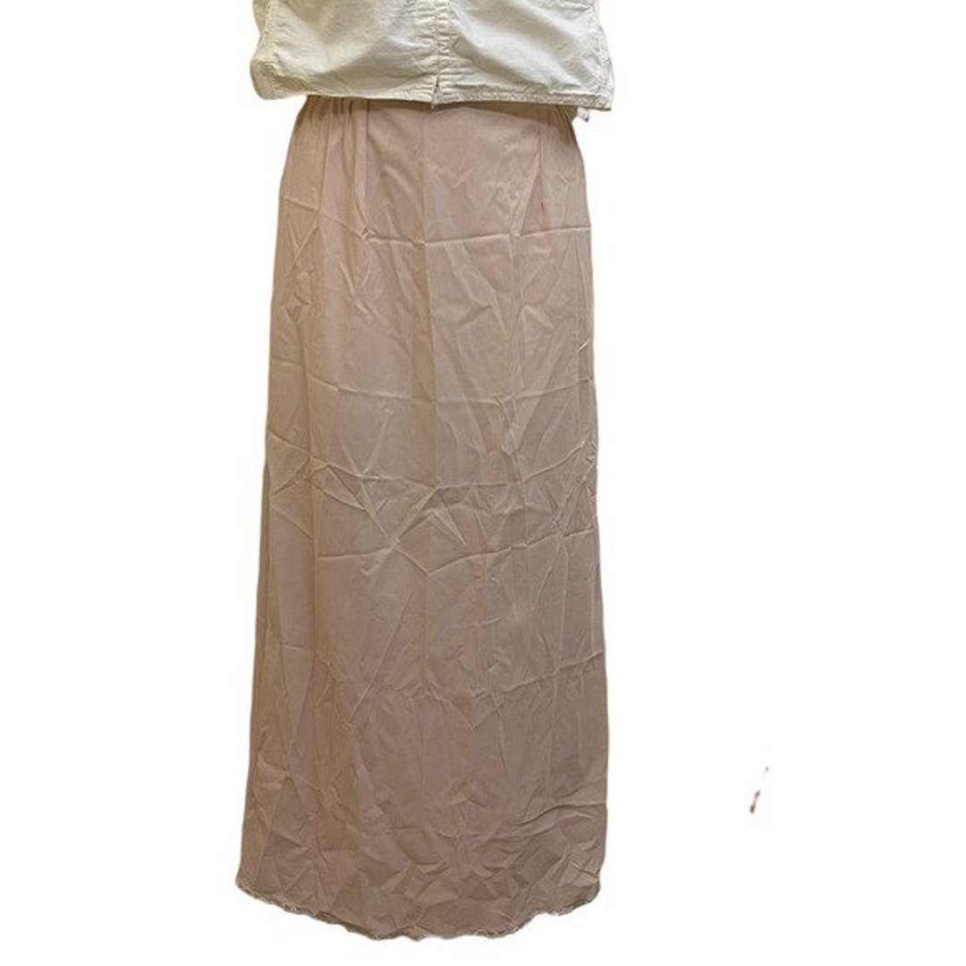 Vassarette Petite Nude Formal Length Half Slip Antron Nylon Vintage Old ...