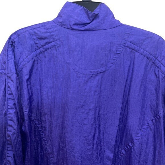 Women's Lavon Purple Retro Style Windbreaker Jacket LP - Etsy