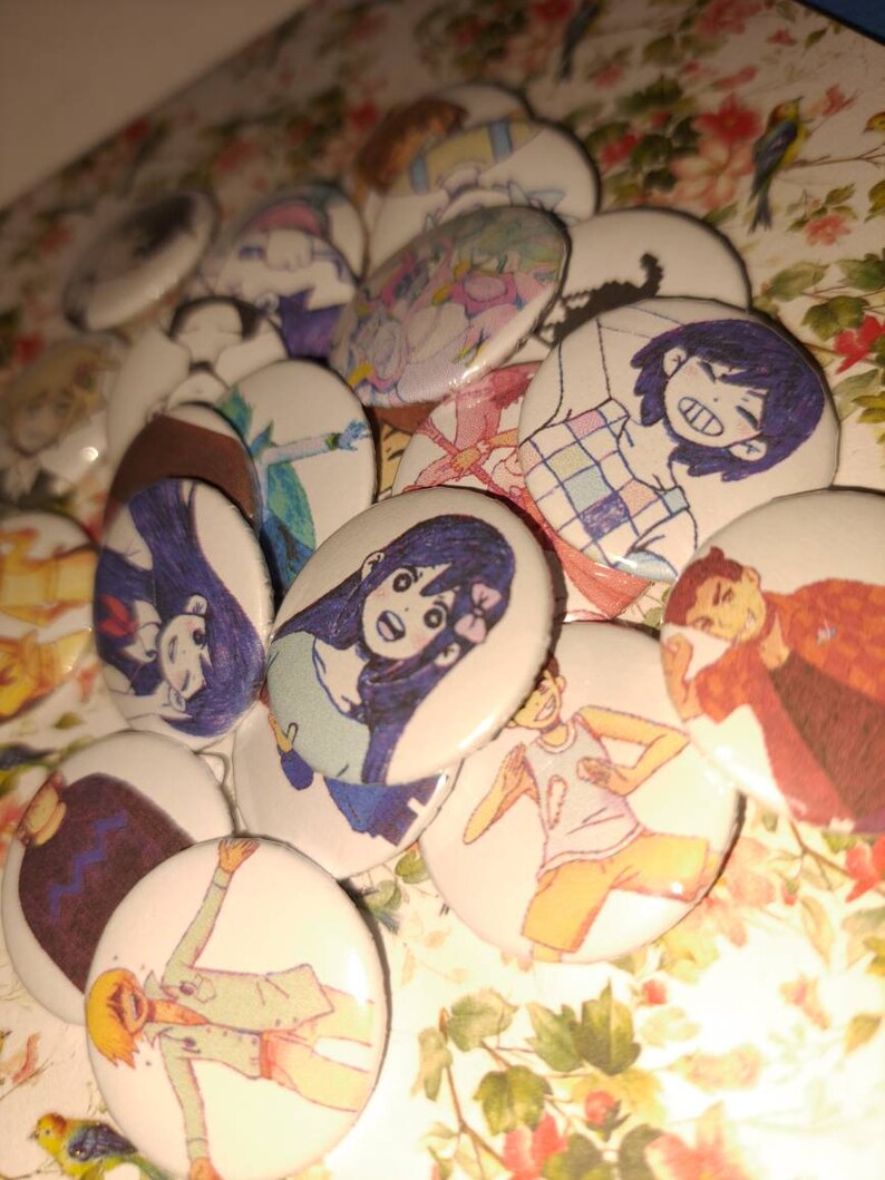 Omori 25mm Handmade Badge Pins Etsy Canada
