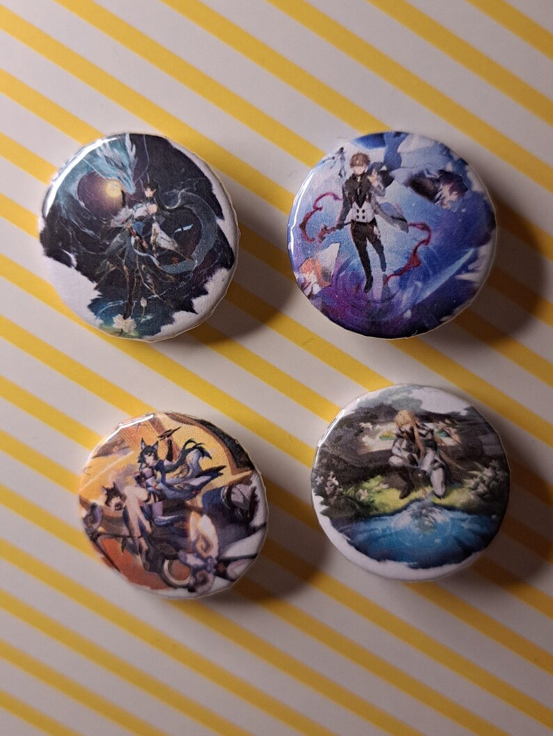 Honkai Star Rail HSR 25mm/2cm Cute Anime Small Badges Pins: for Gamers ...