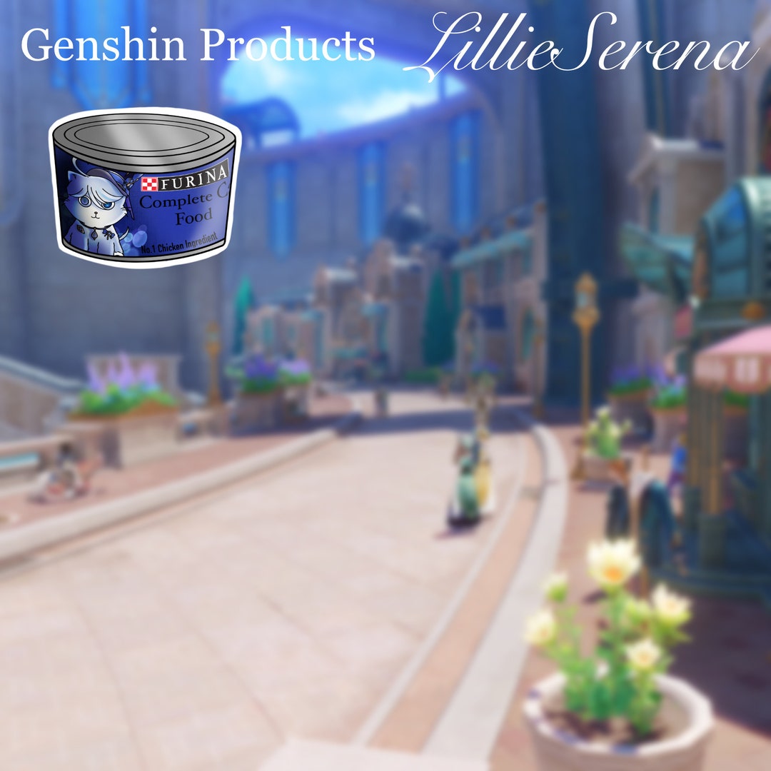 Genshin Impact Meme Funny Cat Furina Cute Anime Fontaine Themed ...