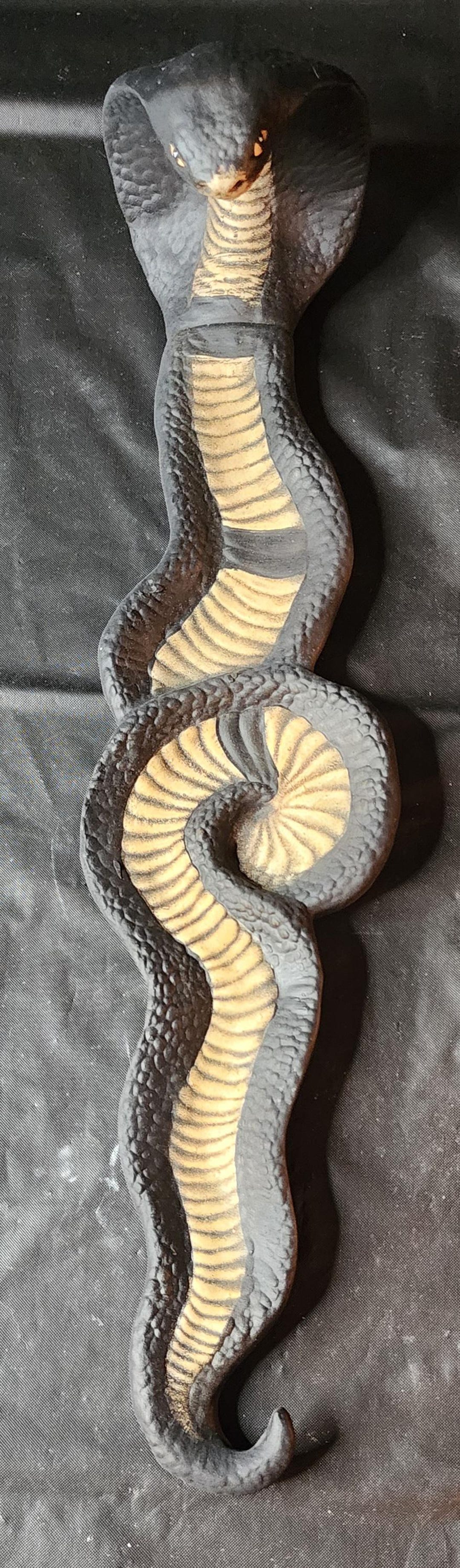 Hand Painted Cobra Snake Ceramic Incense Stick Ash Catcher - Etsy