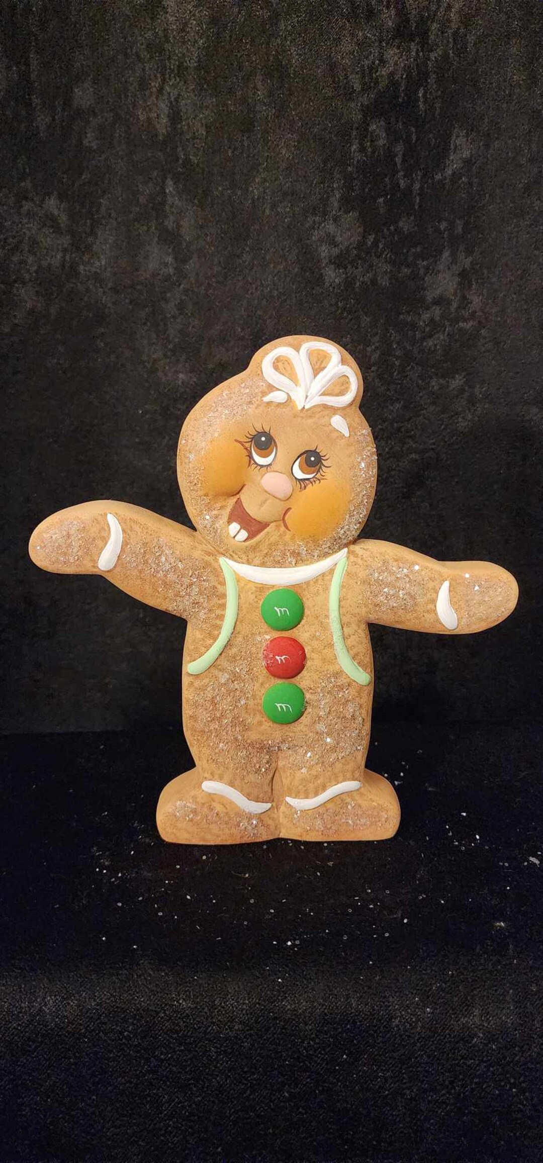 Hand Made Ceramic Gingerbread Boys: Christmas Decor Two Options ...