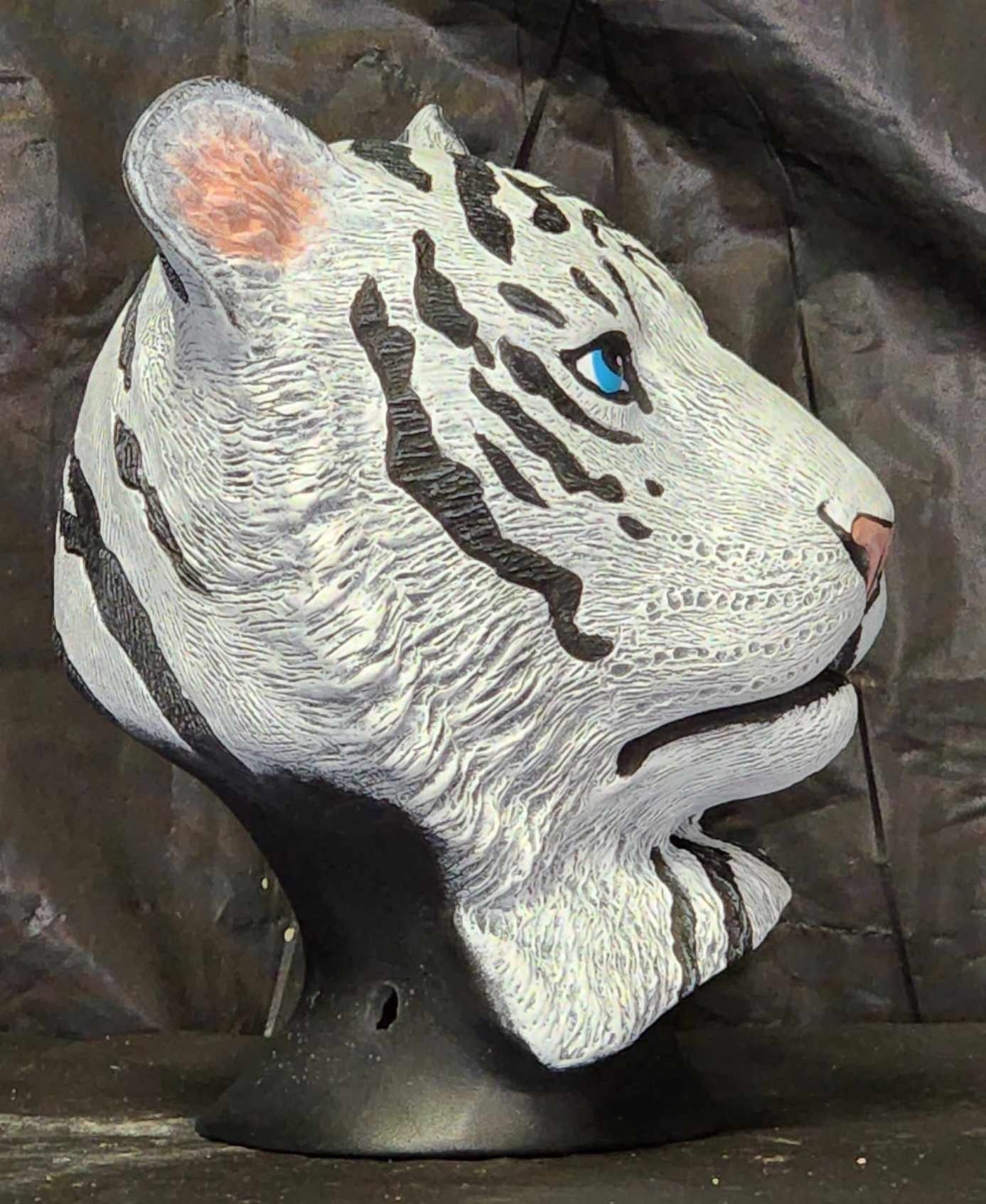 Tiger Bust Incense Smoker - Etsy