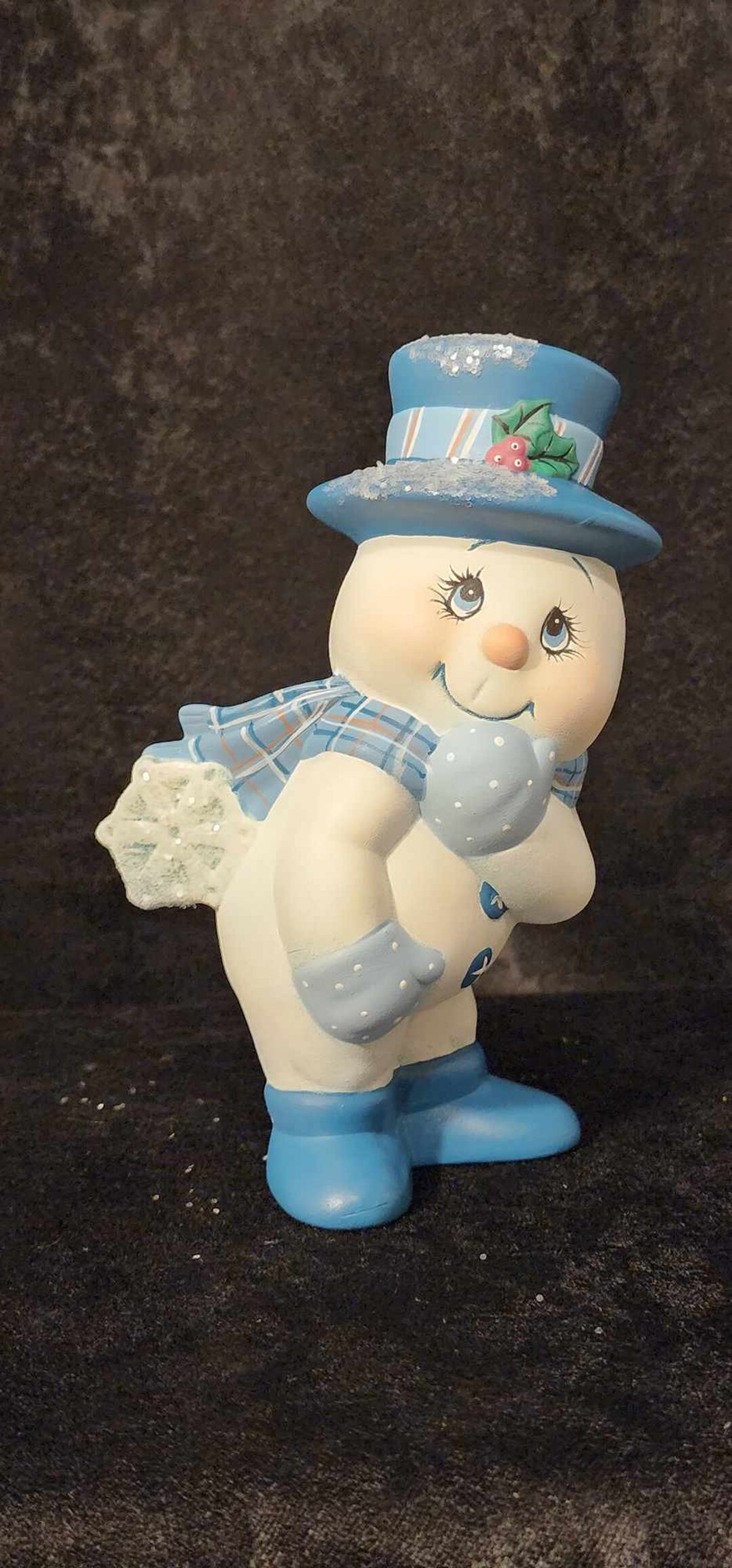 Snowflake on Butt Snowman - Etsy