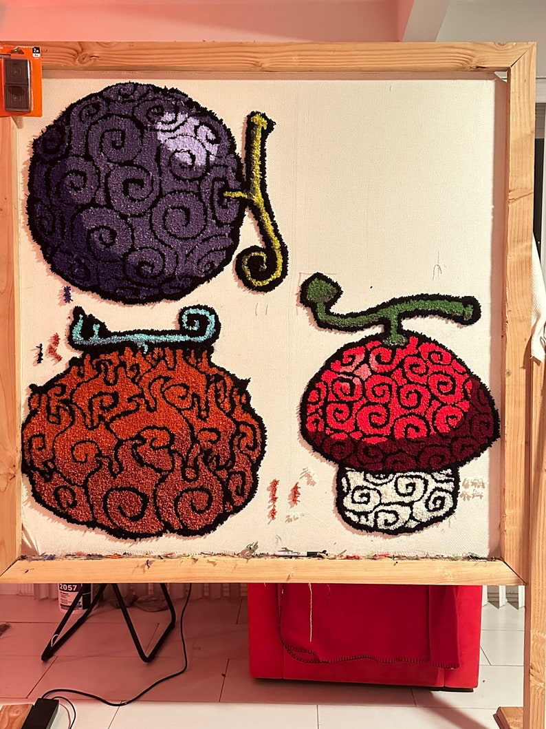 Devil Fruits Rugs One Piece Anime - Etsy