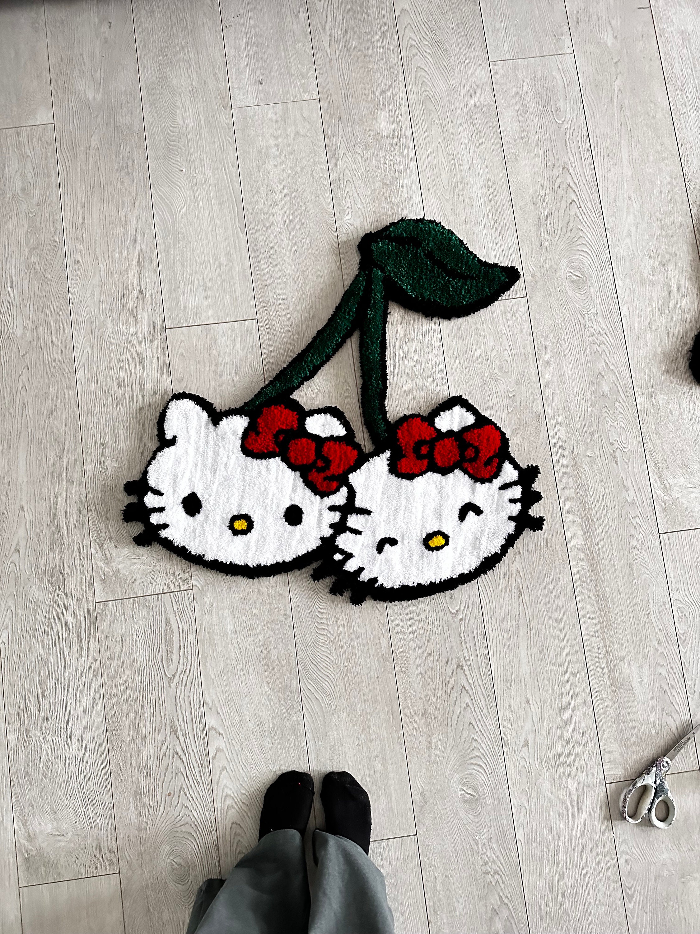 Hello Kitty Cherries Rug - Etsy