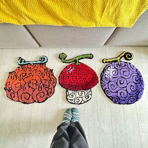 Devil Fruits Rugs One Piece Anime - Etsy