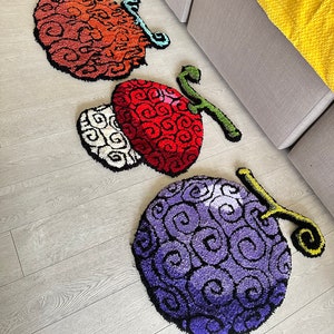 Devil Fruits Rugs One Piece Anime - Etsy